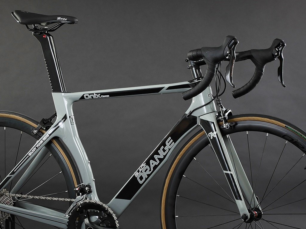Black Orange Onix Comp Carbon Preto - Dárien Bike Shop