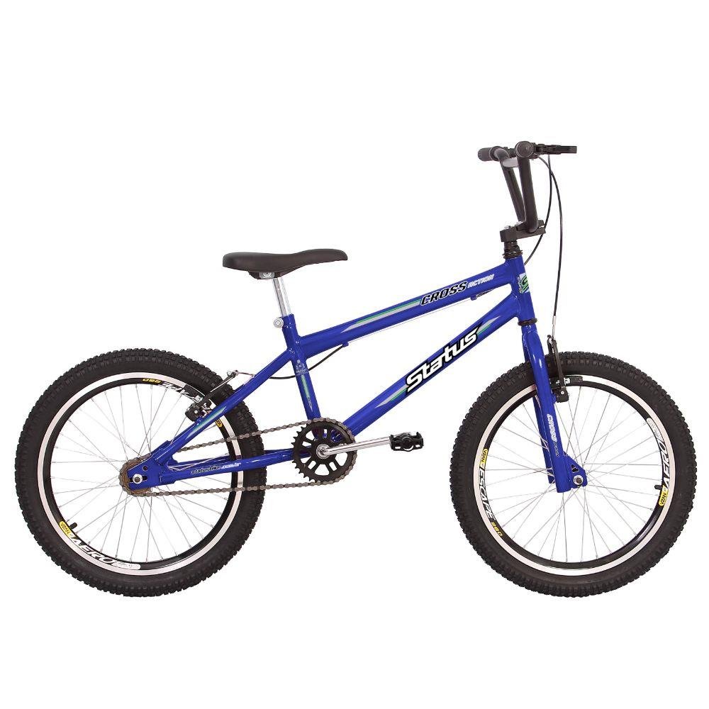 Bicicleta Aro 20 Status Cross Azul